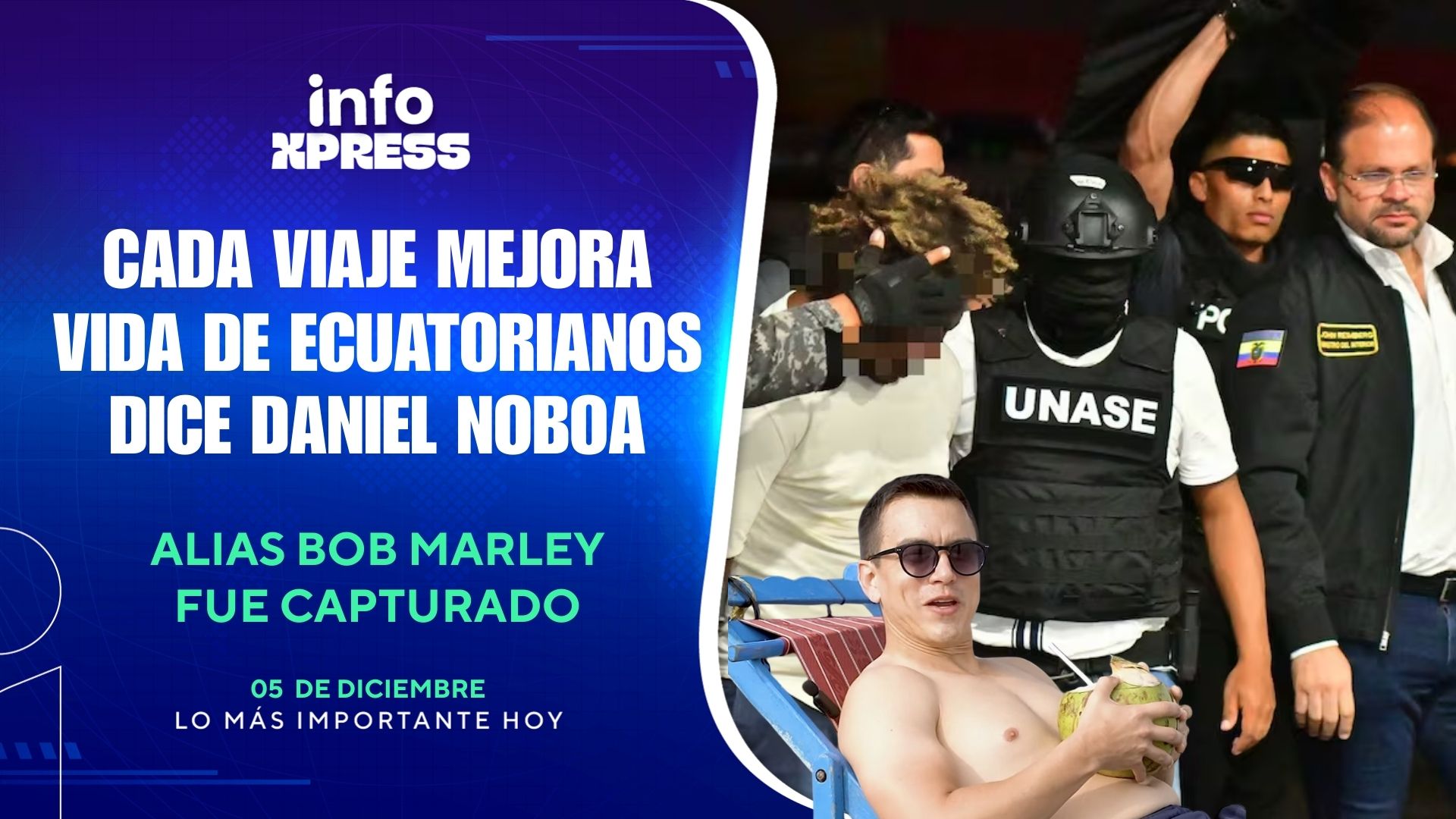 InfoXpress - Noboa trading, Alias Bob Marley y Caso Pepe Tola - Informatech